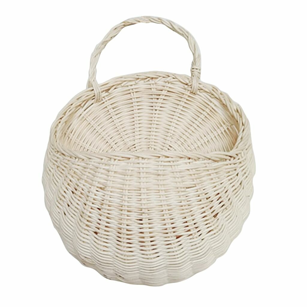 Настенная полка из ротанга