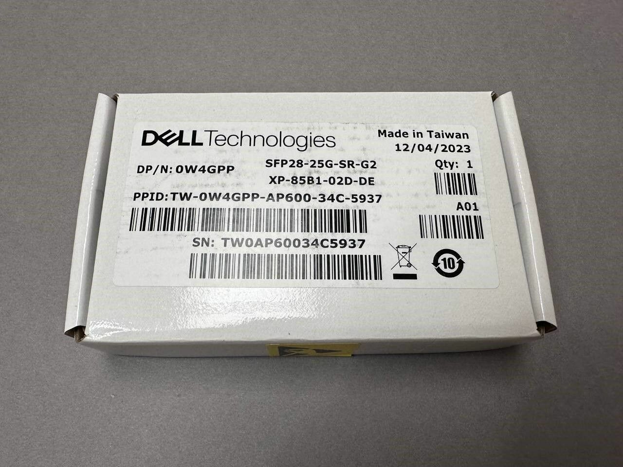 Трансивер Dell 0W4GPP SFP28-25G-SR-G2 SFP28