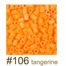 Бусины оранжевые Yantjouet 2.6 мм, 1000 шт, #106