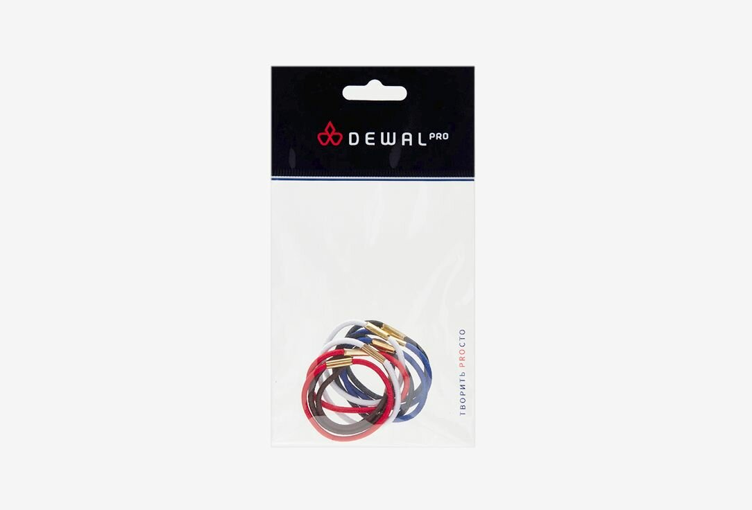 Цветные Резинки для волос DEWAL PROFESSIONAL mini