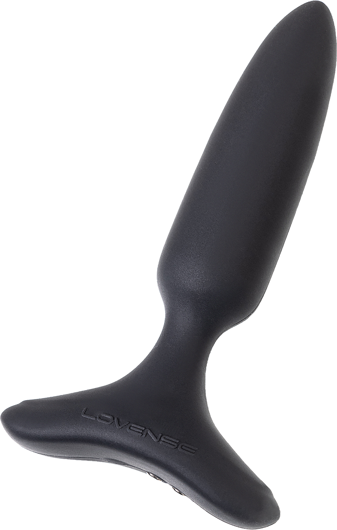 Анальная втулка LOVENSE Hush 2 (XS), силикон, черная, 12,1 см, Ø 2,5 см