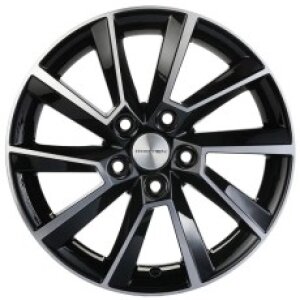 Литой колесный диск Khomen Wheels KHW1604 6x16/5x105 D56.6 ET39 Black FP
