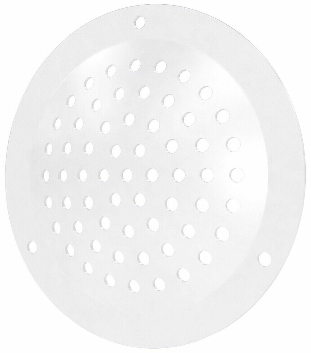 Круглая переточная решетка 05DPzn 1/4 (комплект 4 шт), D 50 мм, белая
