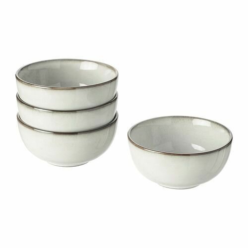 IKEA Миска мрамор 500 мл светло-серый, 4 шт