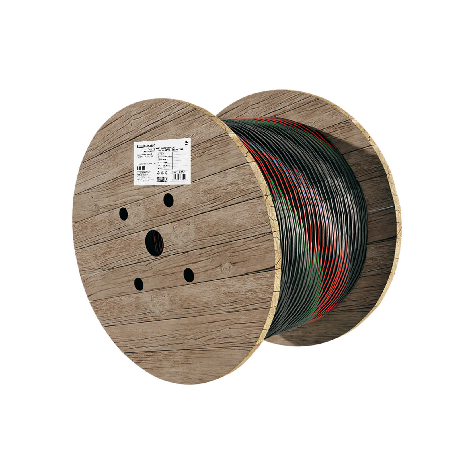 Провод СИП-2 3х50+1х50-0,6/1 ТУ 3553-001-90364697-2015 (ГОСТ 31946), TDM SQ0112-2004 (1 м.)