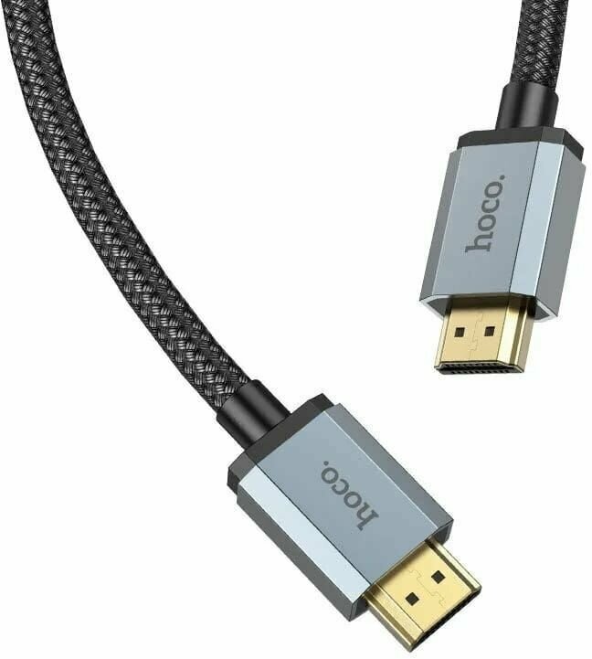 Кабель Hoco US03 HDTV 2.1 HDMI - HDMI 8K высокоскоростной ultra HD, 1м черный