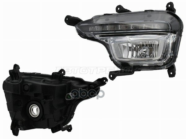 Фара противотуманная левая c DRL LED - - RIO 15- Sat арт. ST22320R3L