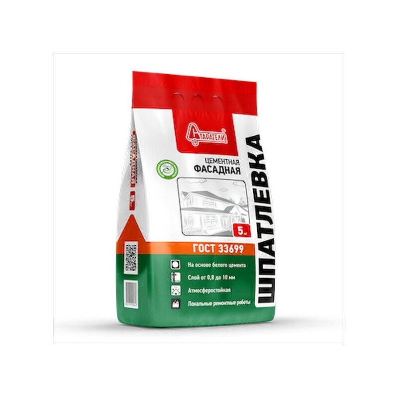 Шпатлевка нар/раб 5кг цементная фасадная Старатели // 132228