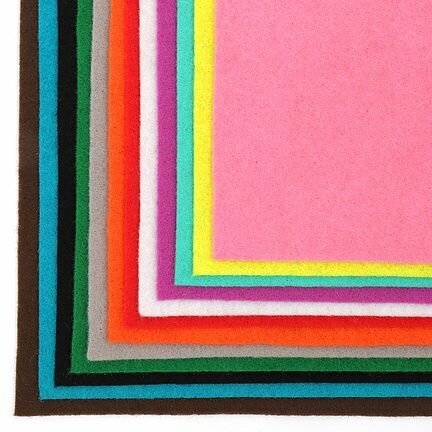 Фетр Magic 4 Hobby листовой мягкий 1,4 мм 20х30 см, упаковка 12 листов цвет ассорти