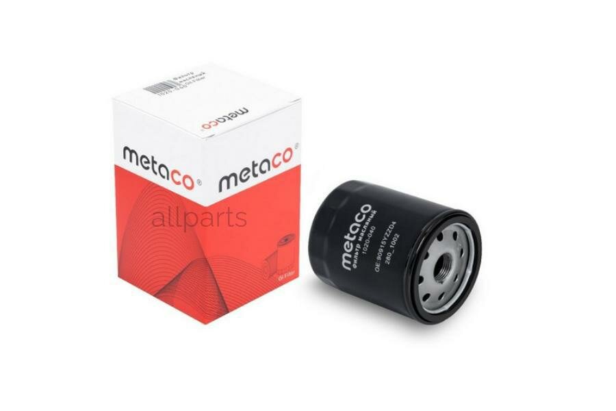 METACO 1020-040 Фильтр масляный TOYOTA LAND CRUISER (120)/PRADO (2002-2009) Metaco 1020-040