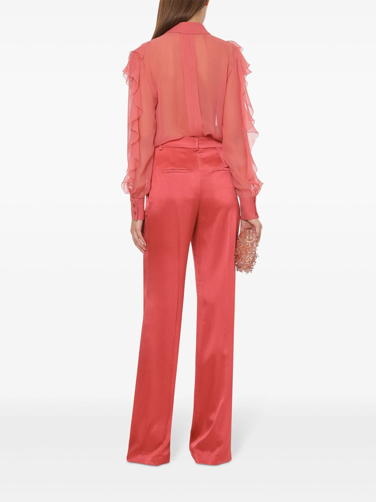 Рубашка Alberta Ferretti, размер 48, pink — фото 1