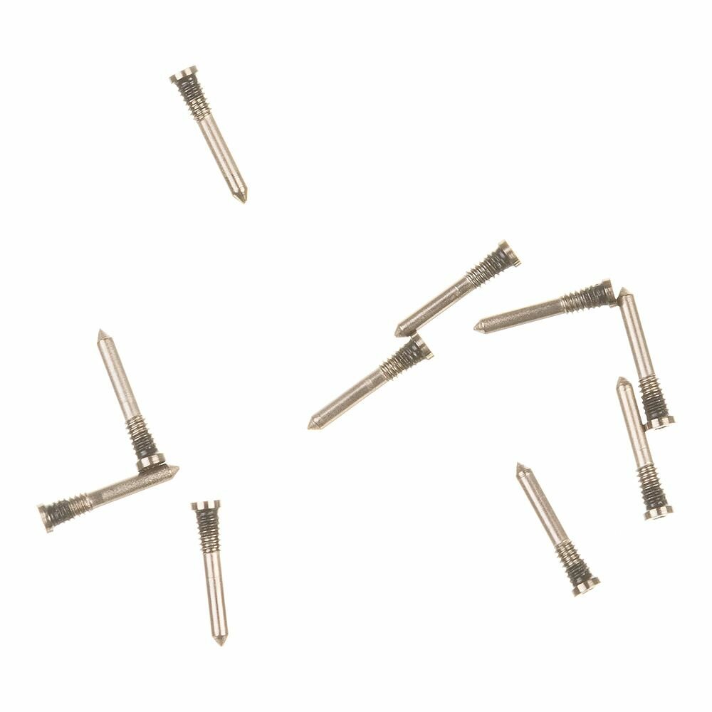 Винты для iPhone X/11/12/13/14 серия (2 нижних винта) 10шт (золото)