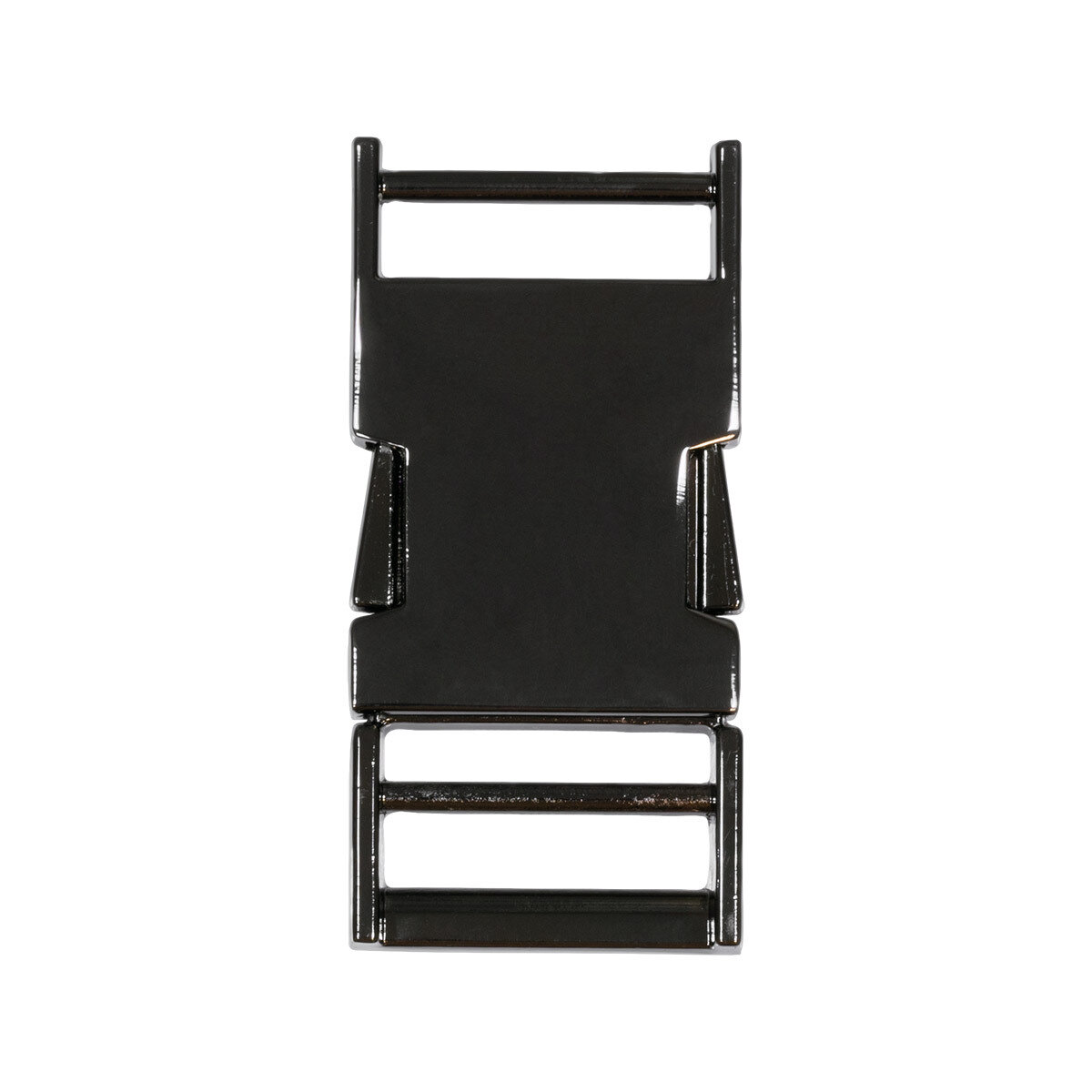 Пряжка-замок "фастекс" металлическая "Gamma" GFM-25H25 мм 5 шт. под черный никель