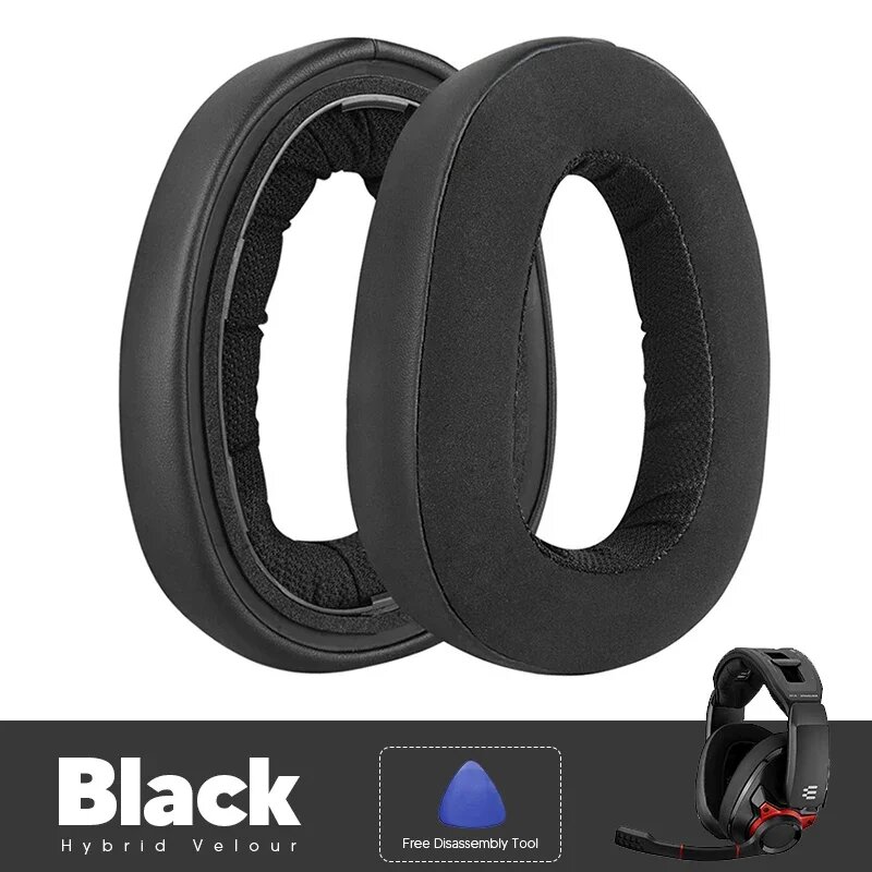Амбушюры для наушников EPOS Sennheiser GSP 600 670 550 500 601 602 GSA JIESEMWER Hybrid Velour