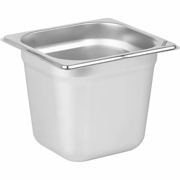 Гастроемкость (1/6) 2,4л, H15, L17,6, B16,2см нерж. сталь