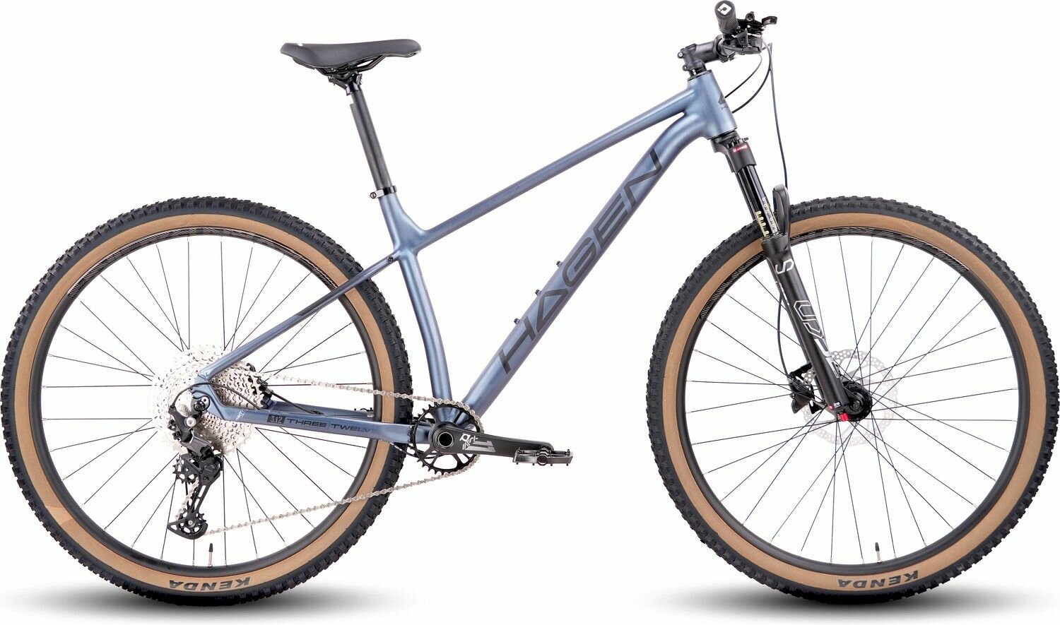 Велосипед горный Hagen 3.12 (2025), 29 XL (20), Оружейный серый металлик