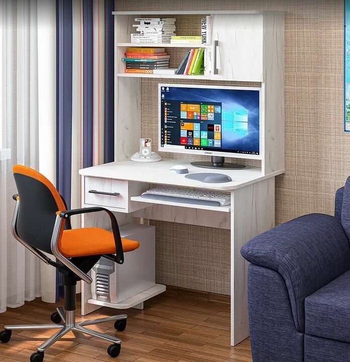 Компьютерный стол КС-15 Крафт светлый