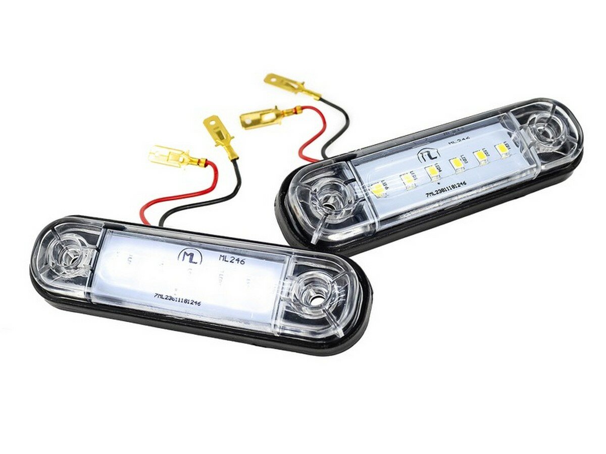 Комплект диодных фонарей освещения номерного знака ВАЗ 2104, 2105, 2107, 2110-2115, Лада Гранта, Нива 4х4, Шевроле Нива