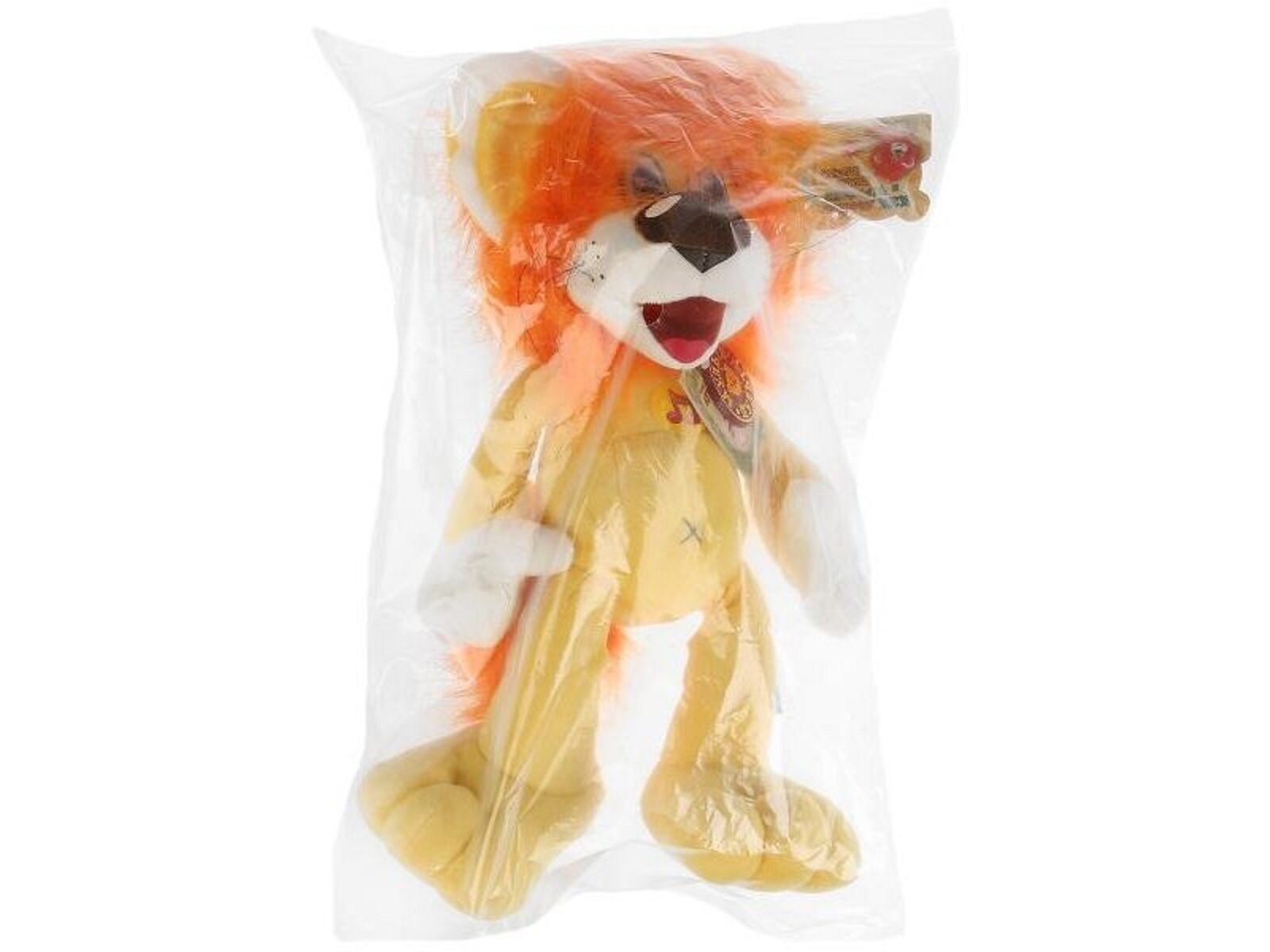 Мягкая игрушка Мульти-Пульти Львёнок и Черепаха. Львенок, 20 см, озвуч. V72262/20