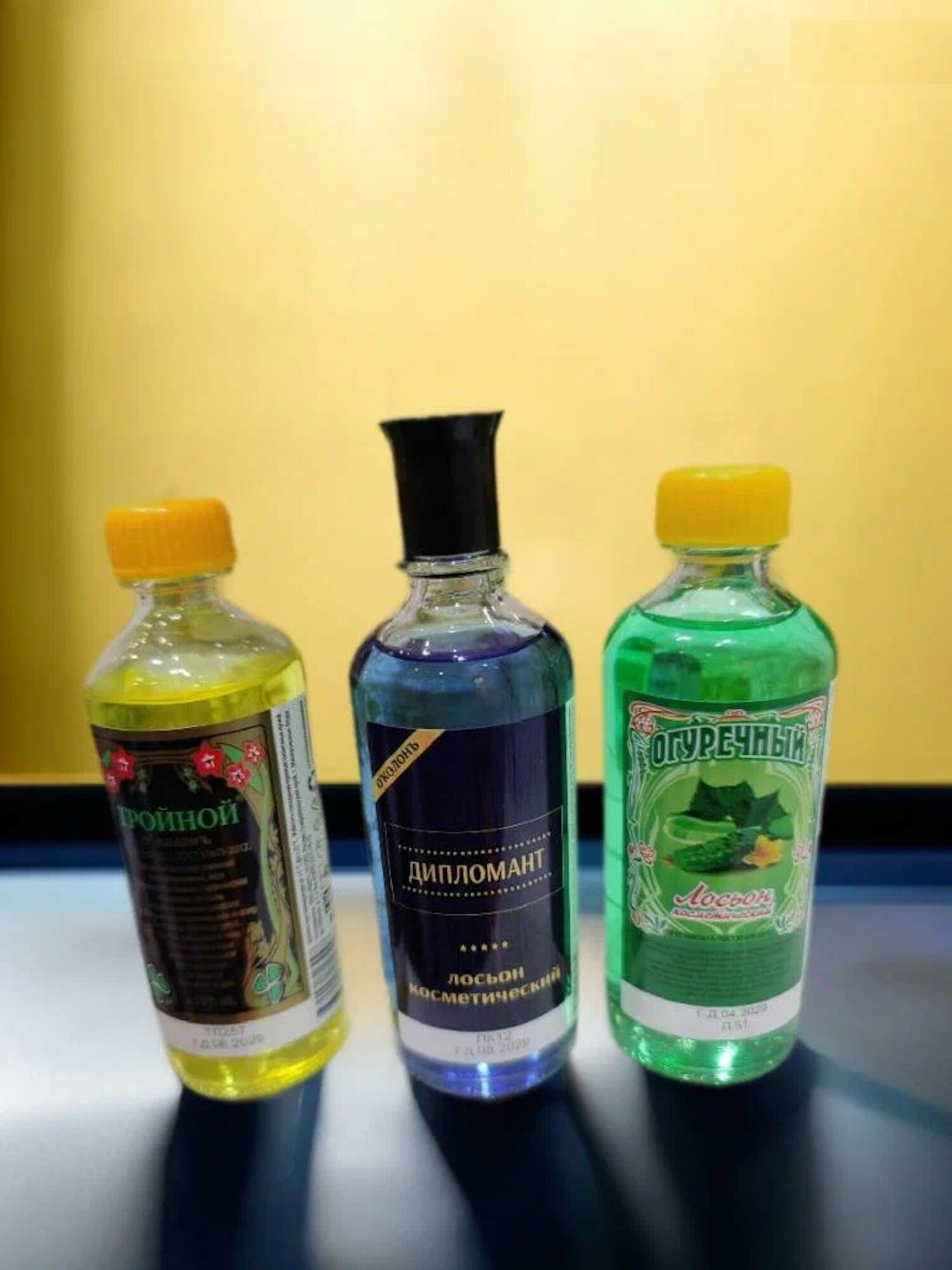 Лосьон Абар "Тройной", "Дипломант", "Огуречный". Комплект 3 шт.