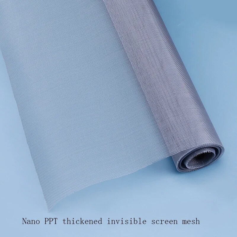 Невидимая москитная сетка YJBSYLS для окна Голубой, 200x200cm, gray