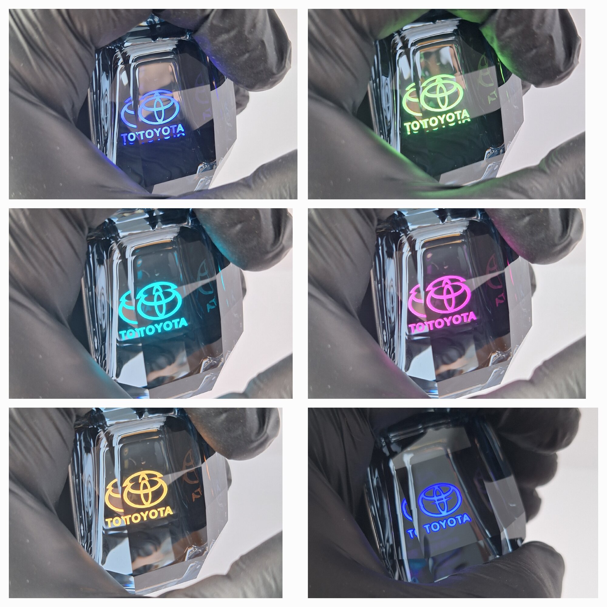 Ручка акпп хрустальна для Toyota