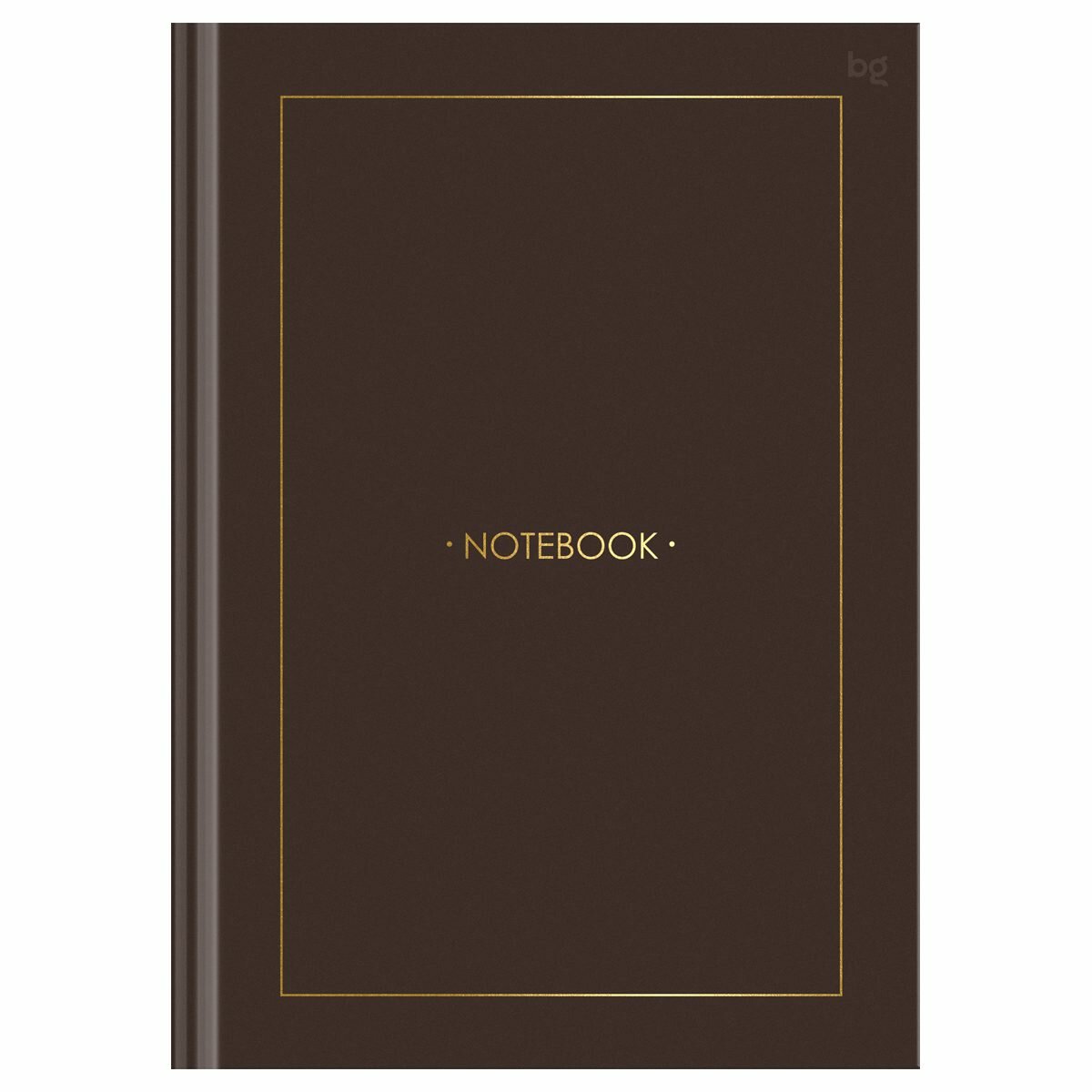 Бизнес-блокнот 80л, А5 BG "Minimal", клетка, глянцевая ламинация, тиснение фольгой (ББ5т80_лг_тф 07038)