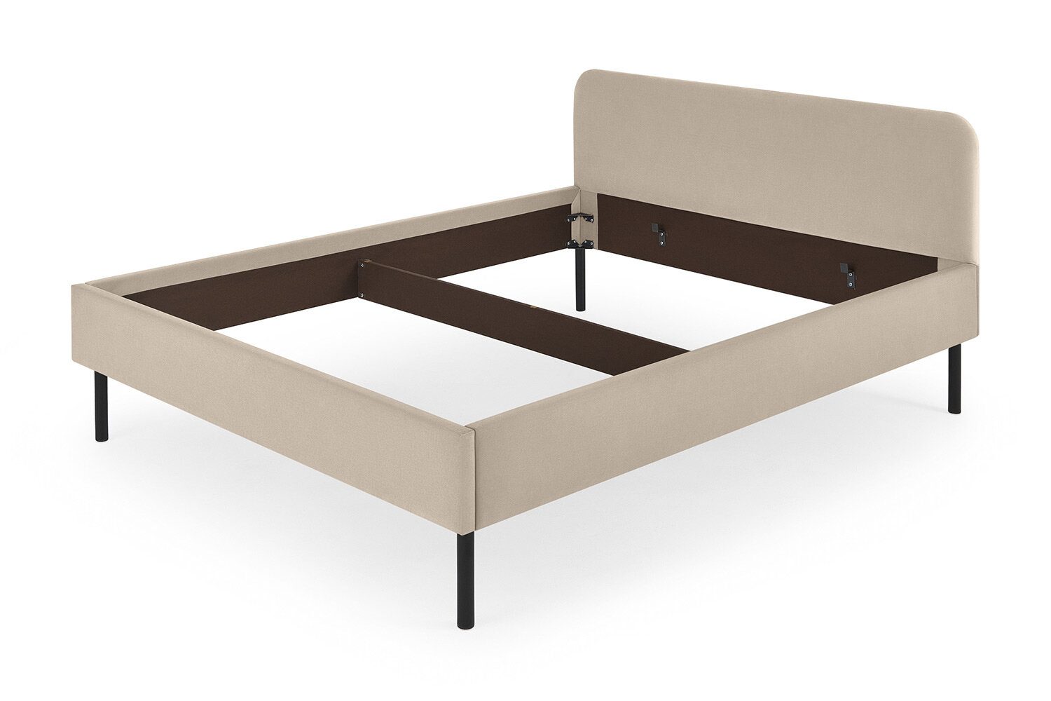 Каркас кровати Hoff Greta, 160х200 см, цвет светло-бежевый, без основания и подъемного механизма