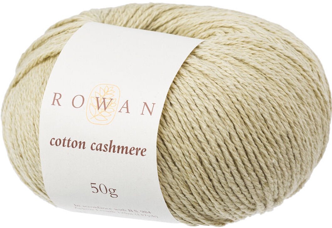 Cotton Cashmere /Коттон Кашемир/ пряжа Rowan, 9802211 (220, linden green (липа зеленая), зеленый)