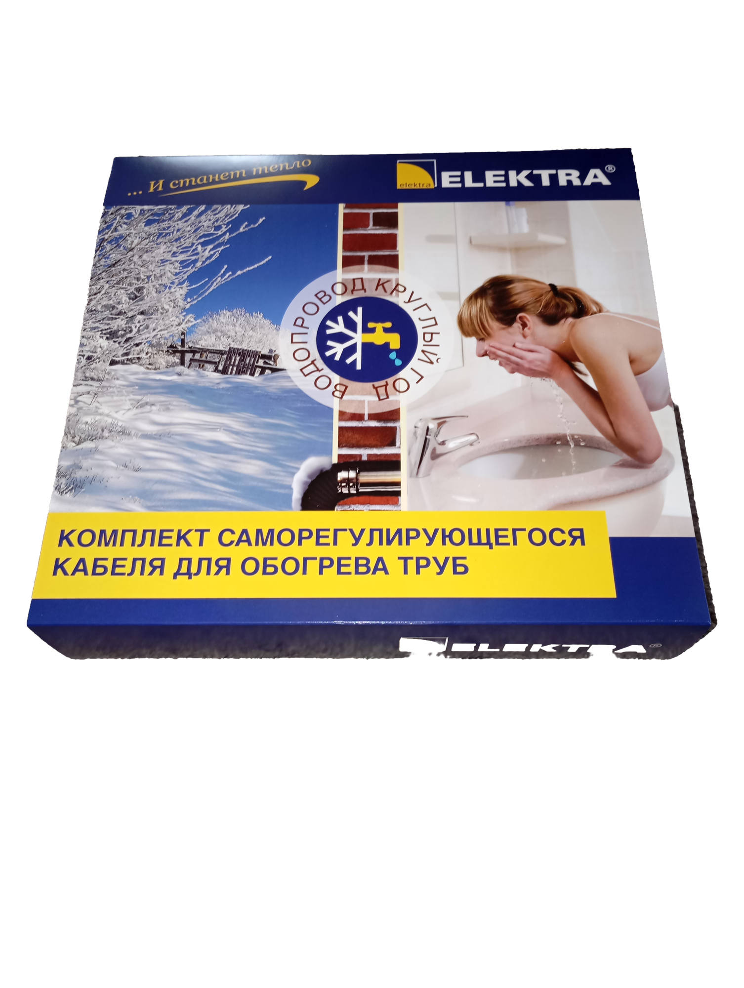 Кабель саморегулирующийся Elektra SelfTec DW 10 Вт/м, в/на трубу 30Вт 3м