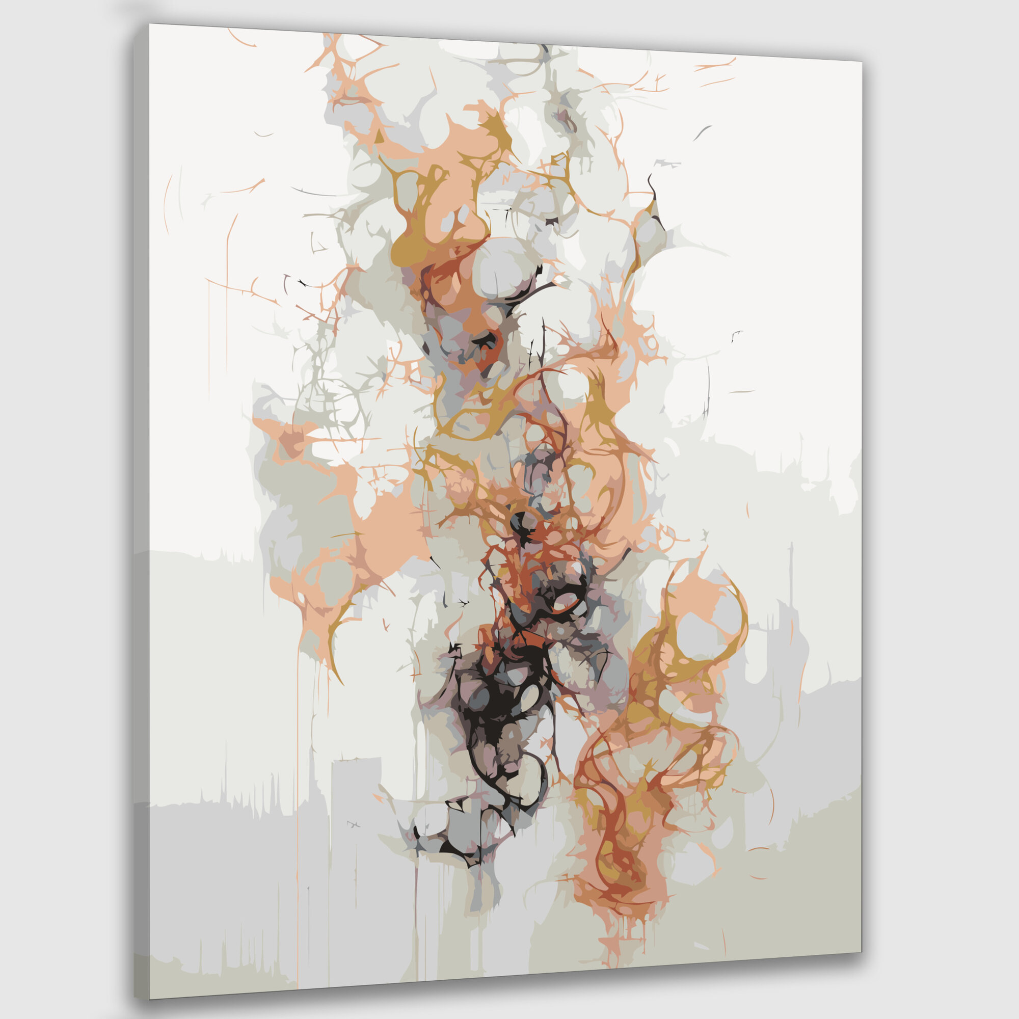 Картина по номерам 40x50 см, ветры судьбы, взаимосвязанные нити, гобелен, пути, возможности, влияние, жизнь