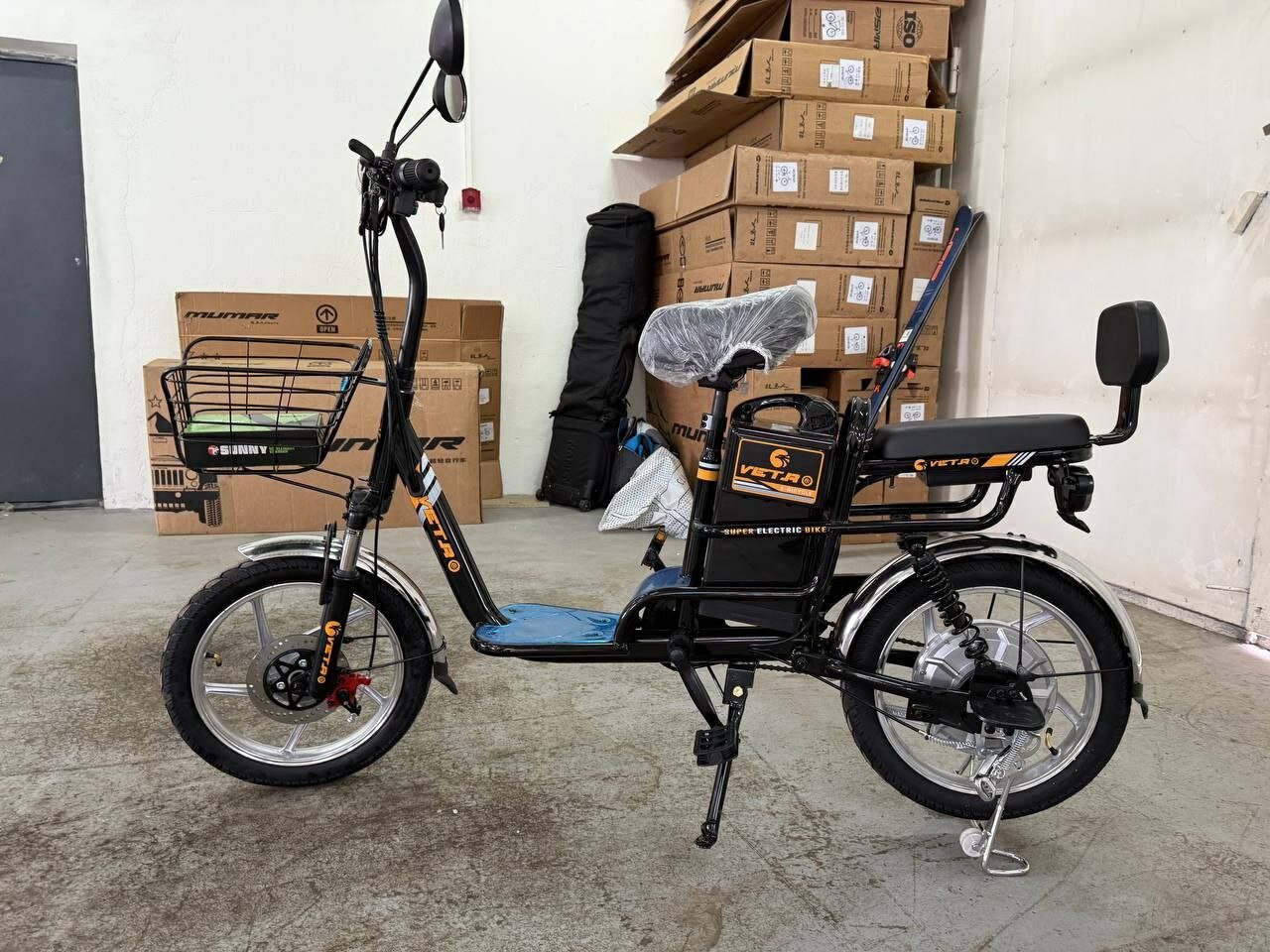 Электро скутер для курьеров Vetro 800wat Аккумулятор Литий 48V16AM