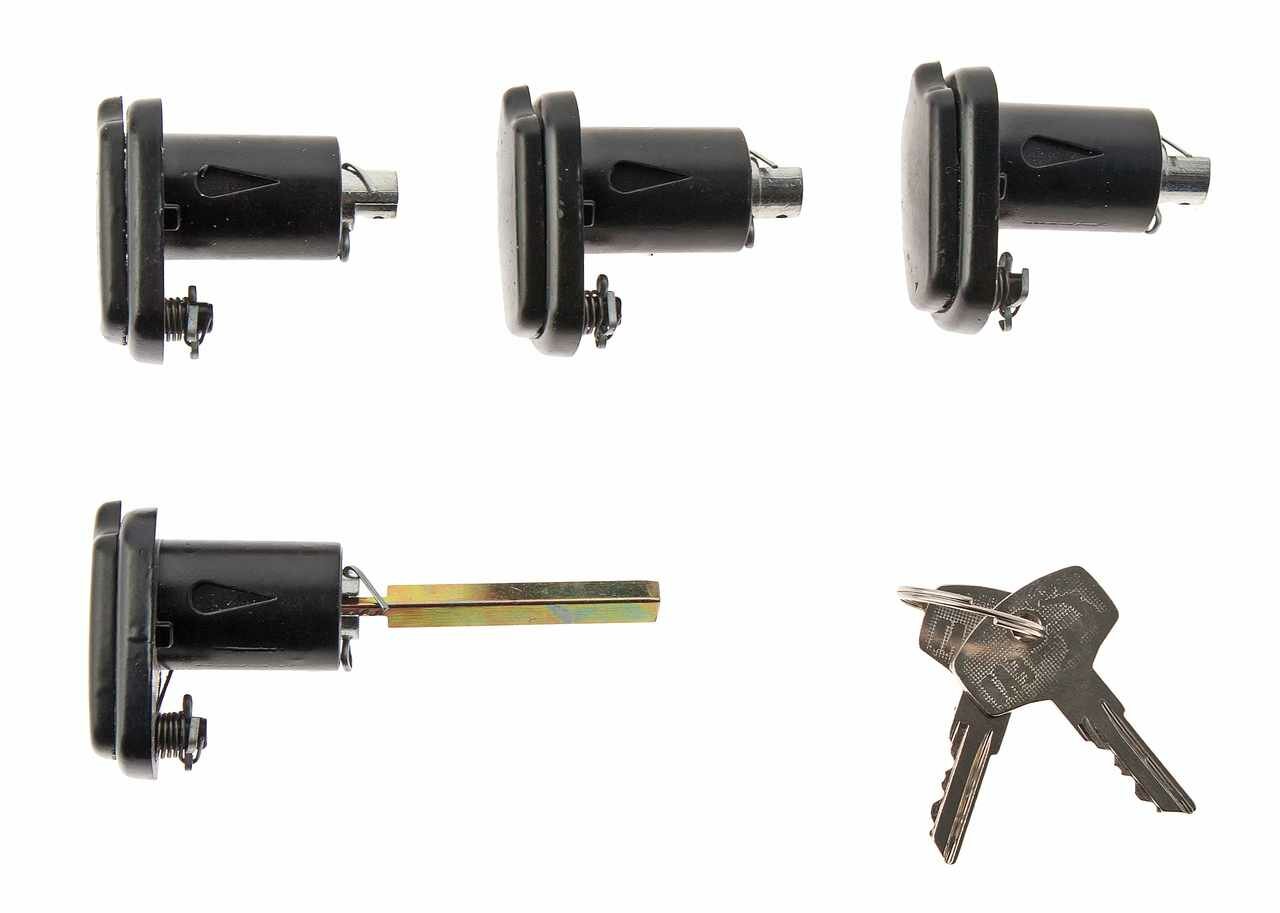 Личинка ГАЗ-2705 замка двери в сборе комплект 4шт, 3302-6505080/6425080, автобоб