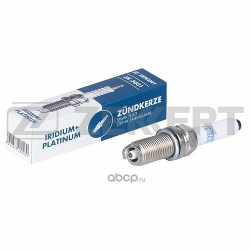 Свеча зажигания (Iridium+Platinum аналог NGK 94833 цена за 1 шт.) VW Polo V VI 14- Passat VIII 14 ZEKKERT ZK3031