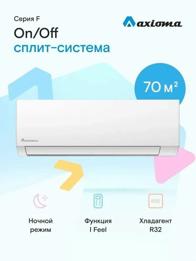 Кондиционер AXIOMA ASX24F1 / ASB24F1 сплит-система