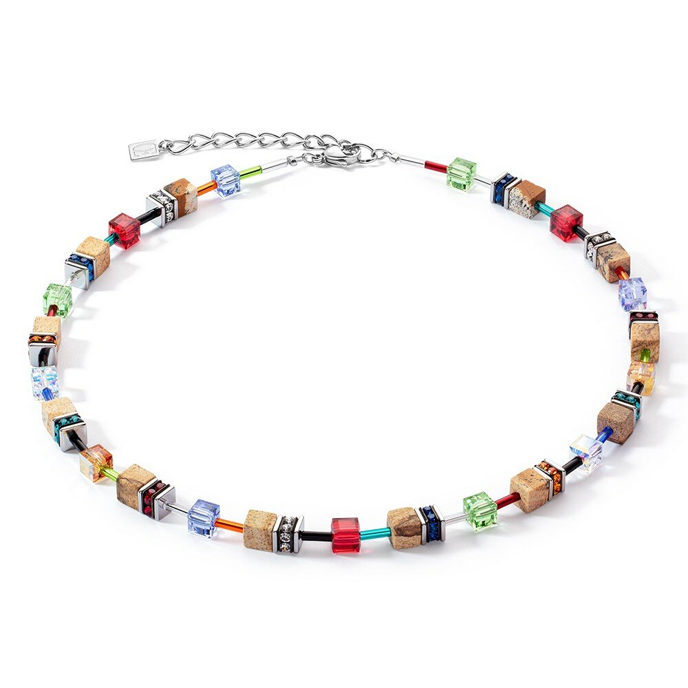 Колье, Swarovski Zirconia, яшма