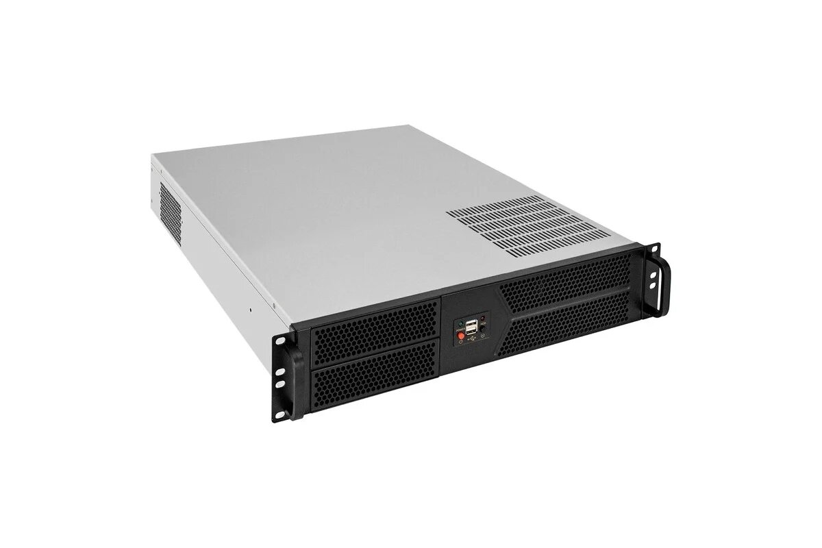 Серверный корпус ExeGate Pro 2U550-04 (RM 19, высота 2U, глубина 550, БП 2U-500ADS, 2*USB)