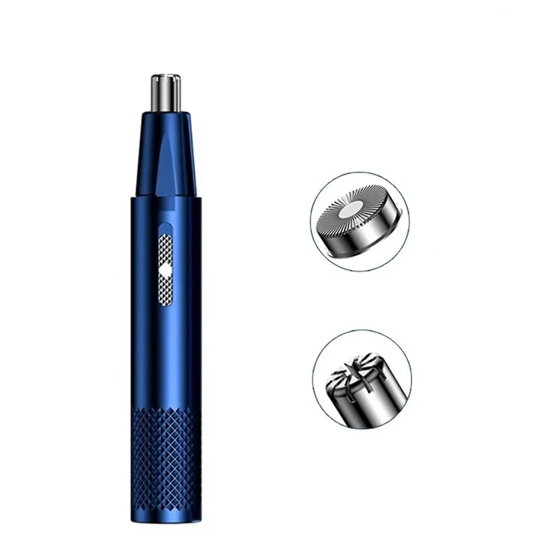 Xiaomi MIJIA Электронный триммер для носа Blue Double blade