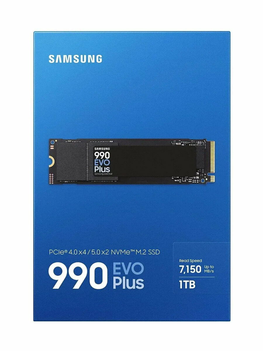 Твердотельный накопитель SSD Samsung 990 EVO Plus 1 ТБ MZ-V9S1T0BW/AM