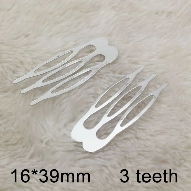 Металлические гребни для волос hualin 16х39 мм imitaion gold