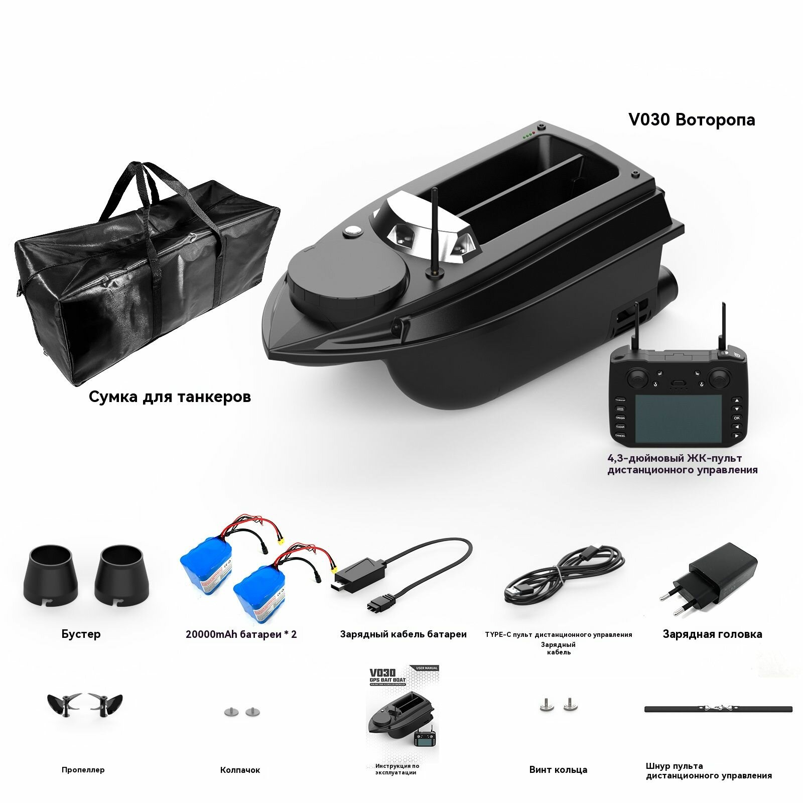 Прикормочный кораблик