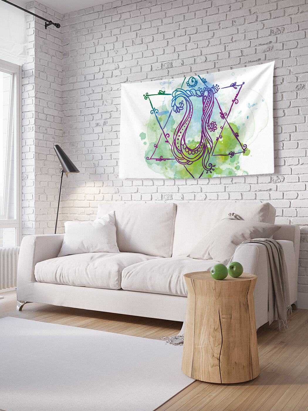 Фотопанно на стену горизонтальный постер 100х150 "Знание о чакрах", JoyArty