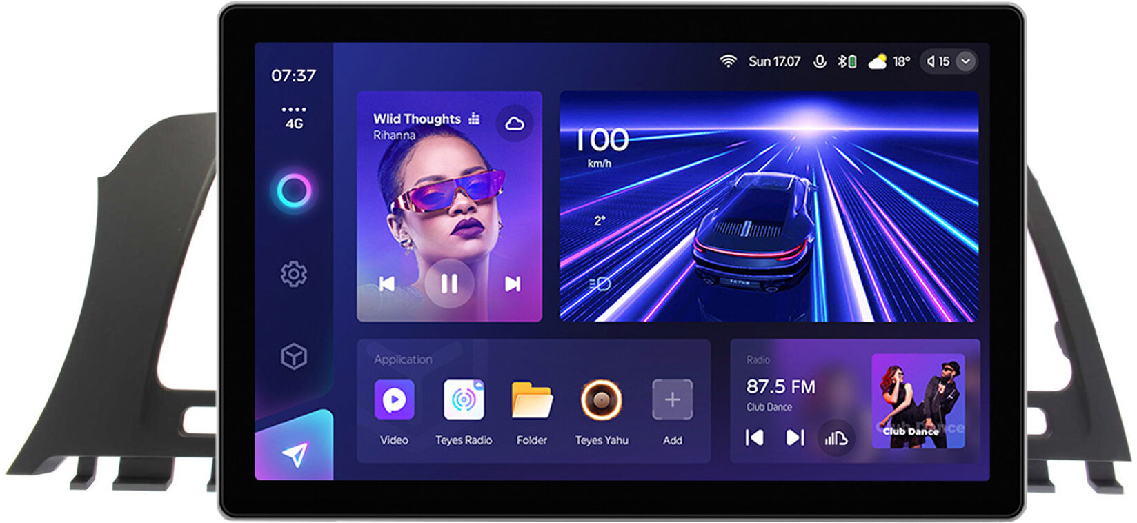 Штатная магнитола Nissan Murano (Z51) 2007-2015 Teyes CC3 2K 4/32-9-NI138N 11.5 дюймов на Android 10 (4G-SIM, DSP, QLed)
