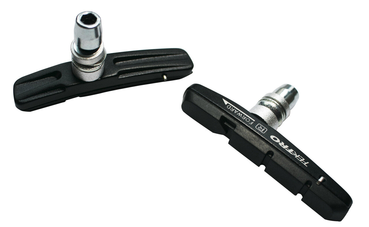 Тормозные колодки картриджные v-br Tektro 877.12, длина: 72мм, черный Черный