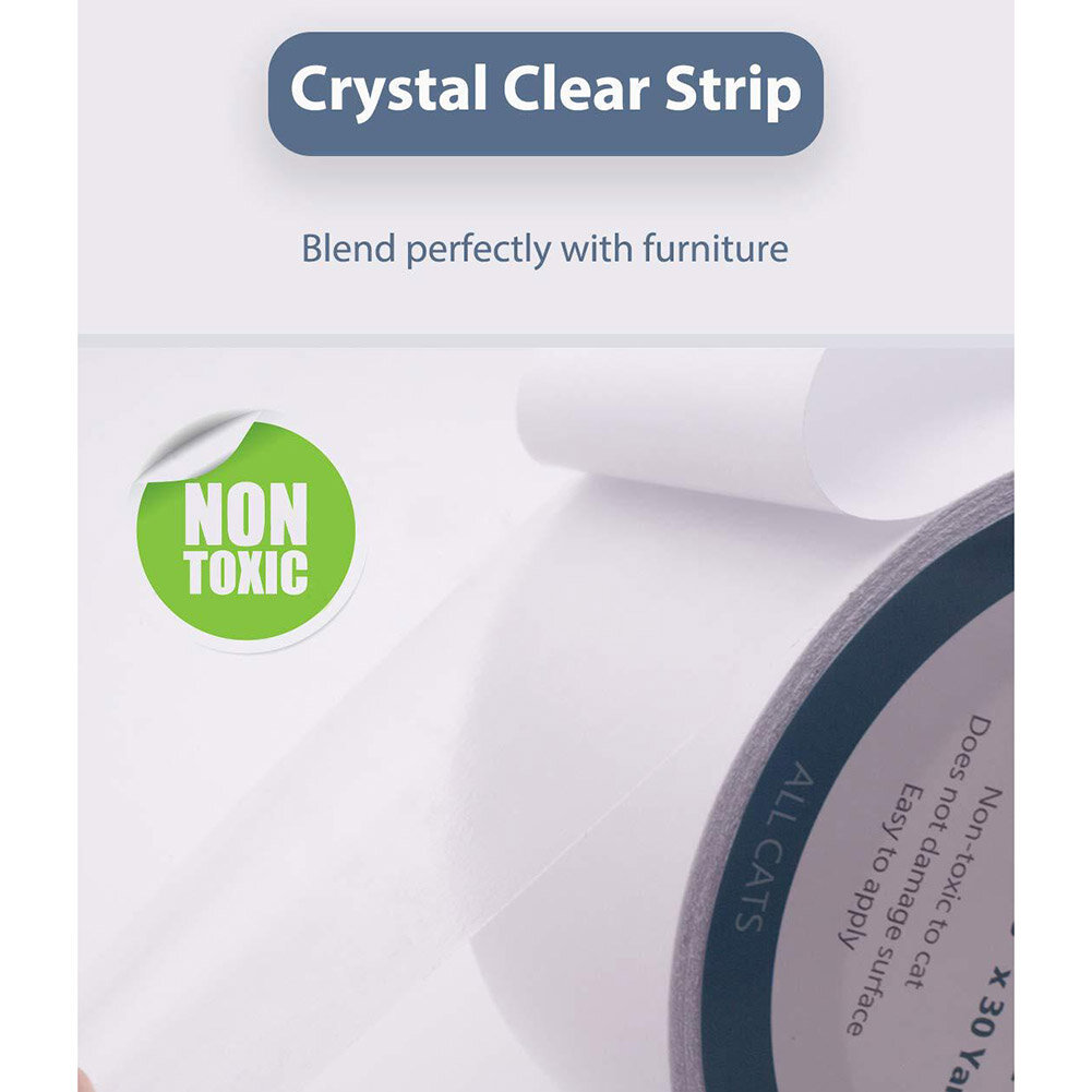 Лента против царапин для кошек, защитная лента для мебели, обучающая лента для защиты от царапин