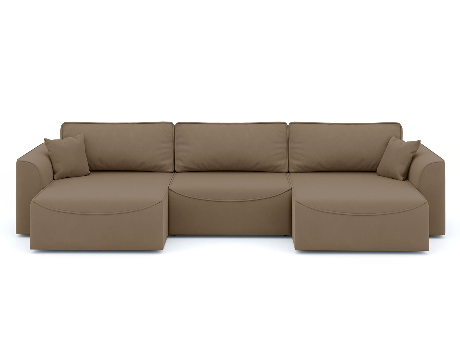 Диван угловой Рафаэль-П, НПБ Капучино