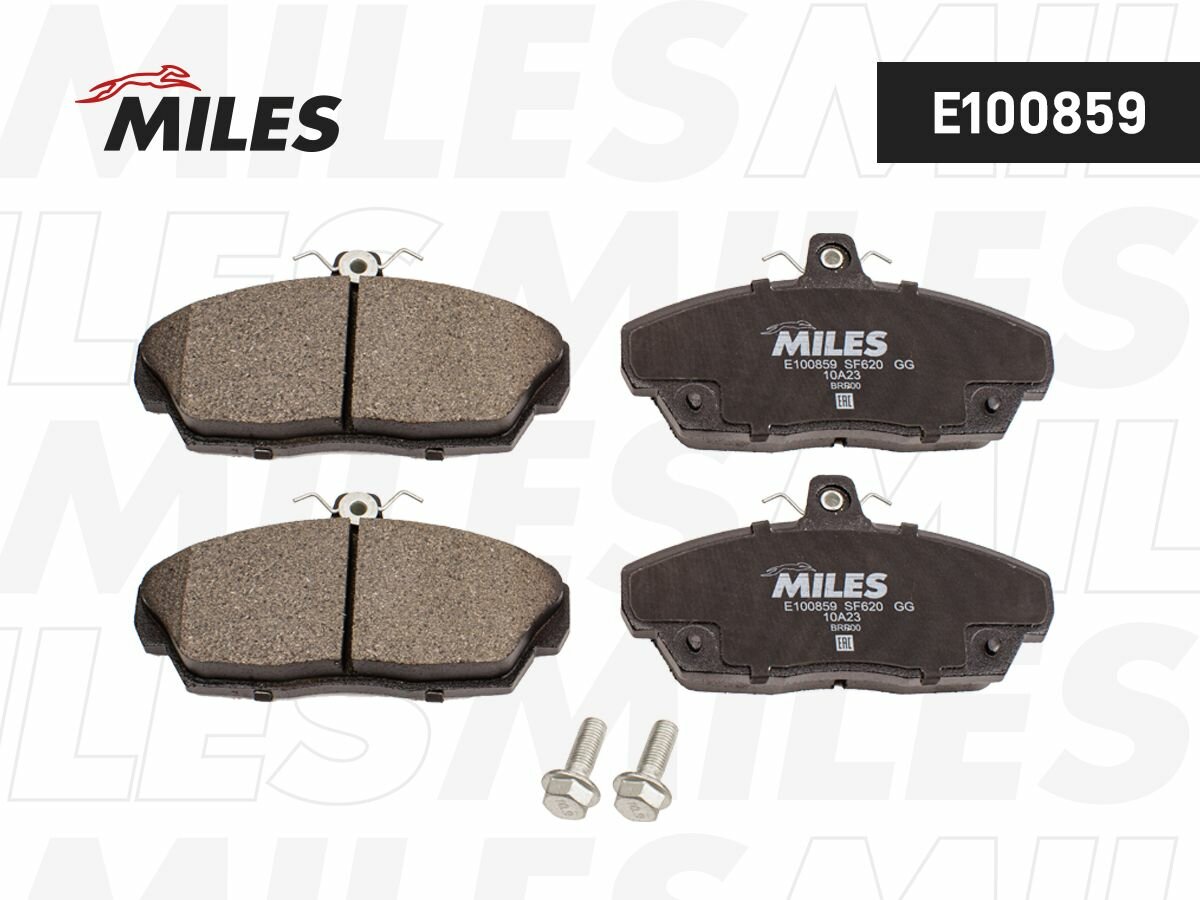 MILES Колодки тормозные GAZ 3102/3110/31105/2705/3221/3302 передние