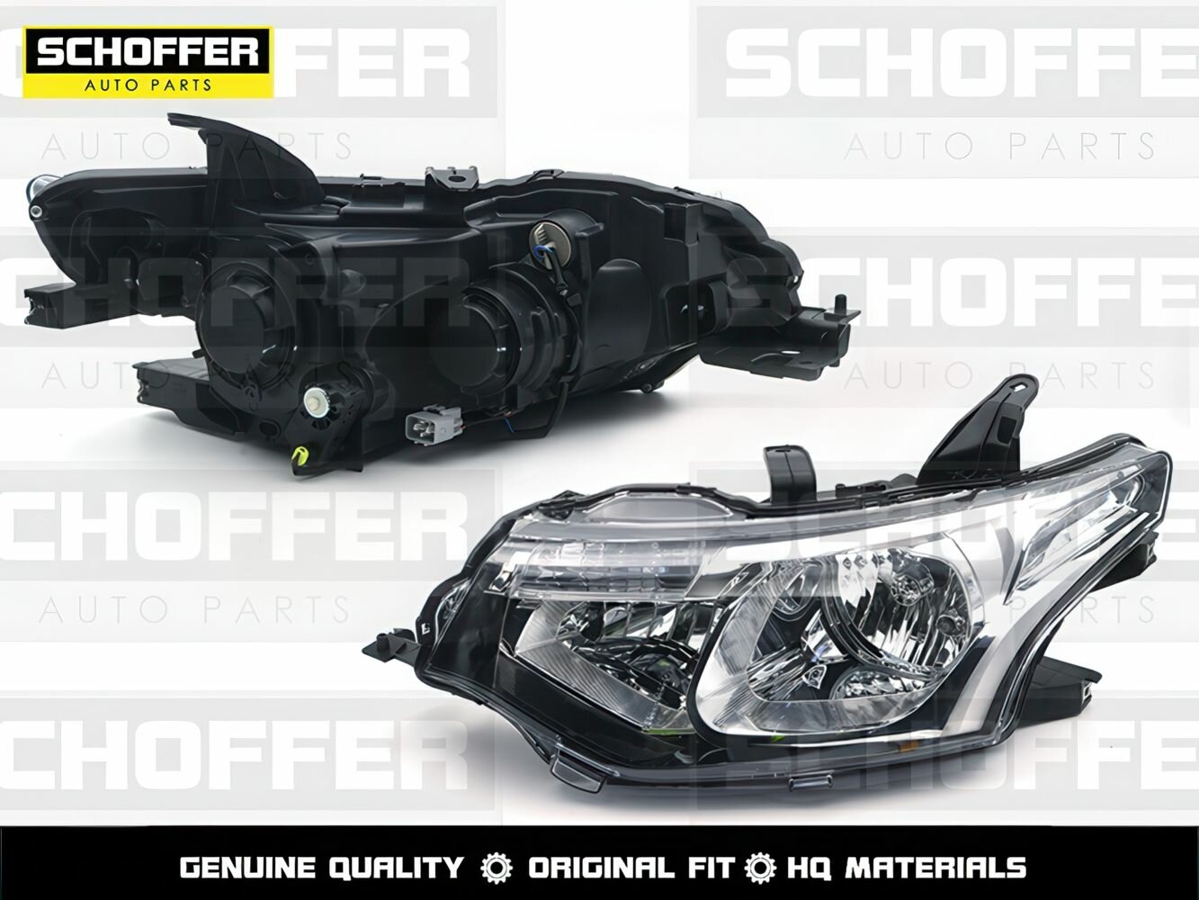 Фара левая, для Митсубиси Аутлендер 3 2013-2015 Mitsubishi Outlander 3 2013-2015, артикул SHF-12058, производителя SCHOFFER