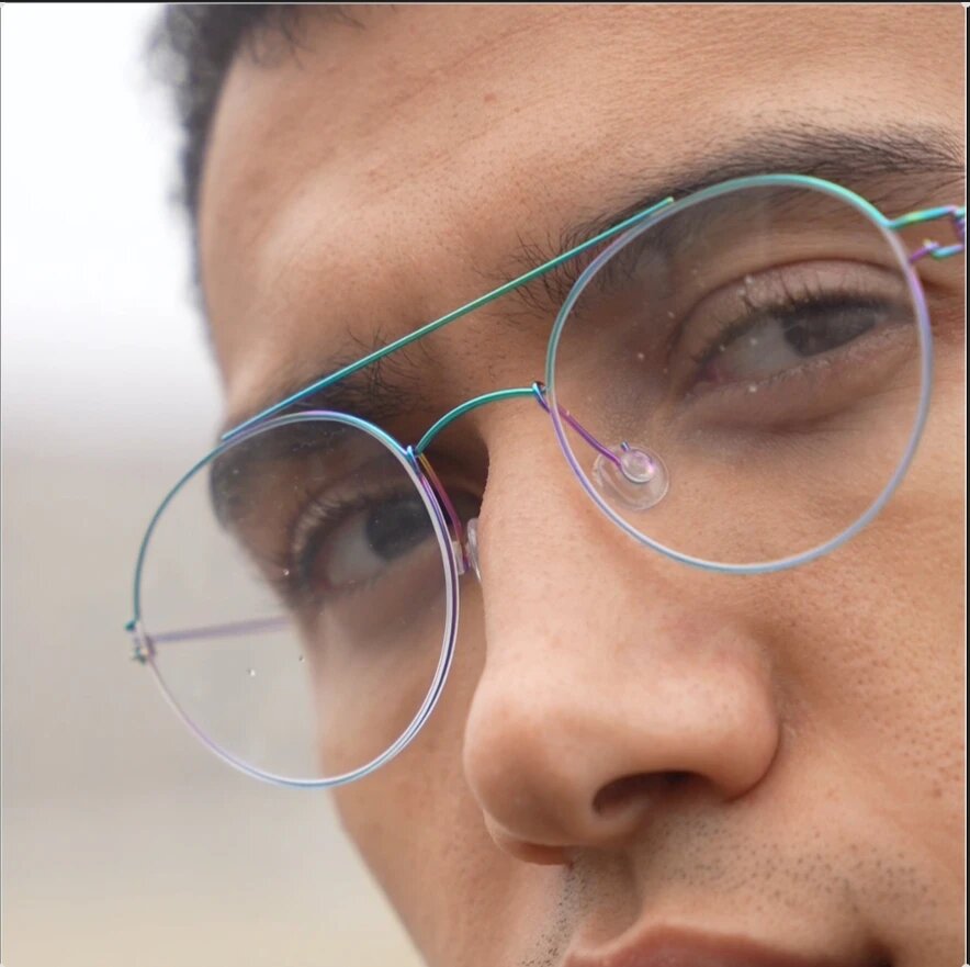 Круглые очки-пилот SO SMOOTH WIND из титана Multi Green