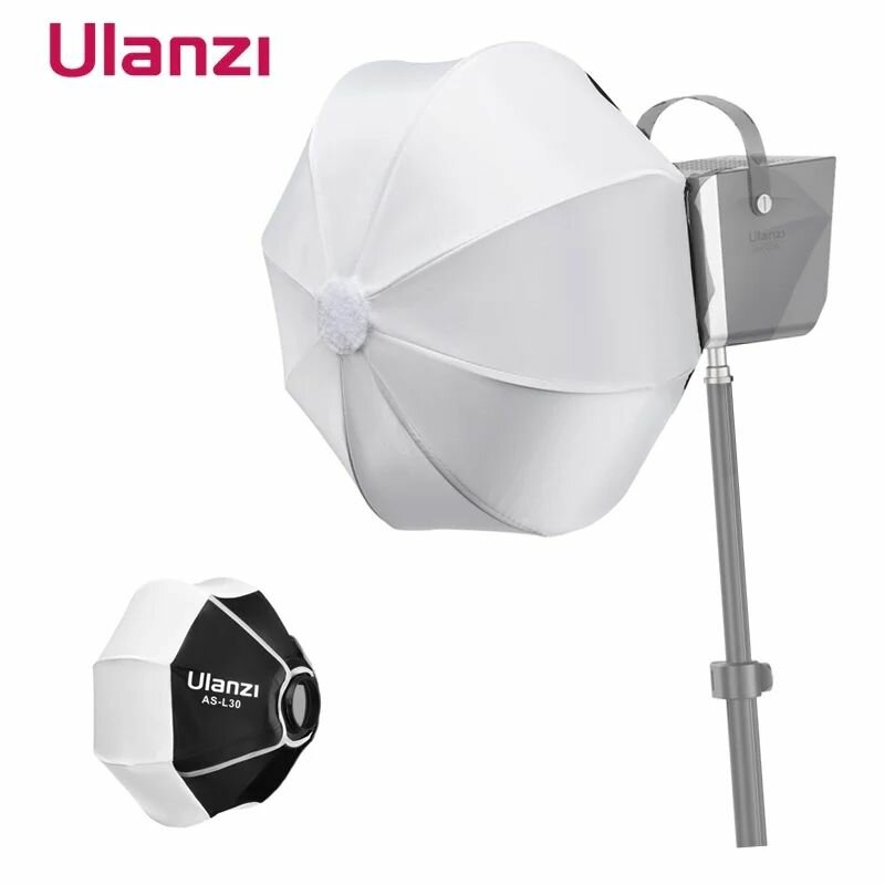 Мини-софтбокс портативный Ulanzi AS-L30 байонет Mini Bowens 30см